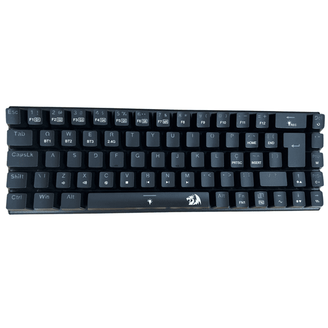 TECLADO MECÂNICO GAMER REDRAGON RYZE PRO 60% RGB PRETO, WIRELESS SWITCH MARROM K633RGB-PRO ...