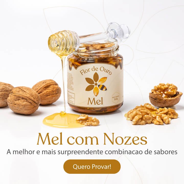 Flor de Ouro - Mel de Abelha | 100% puro - Apicultura Racional
