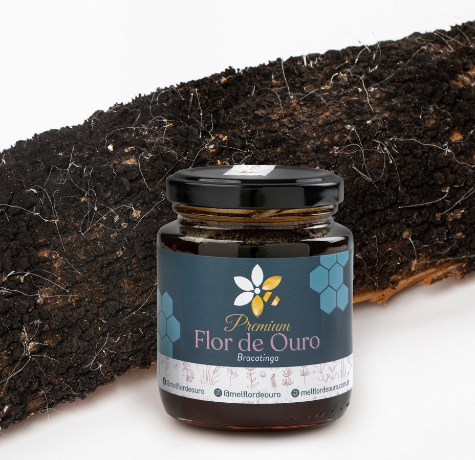 Mel de Melato da Bracatinga Premium | Flor de Ouro - Mel de Abelha
