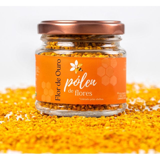 Polen Apícola - Polen de Flores Coletado Pelas Abelhas | Flor de Ouro ...