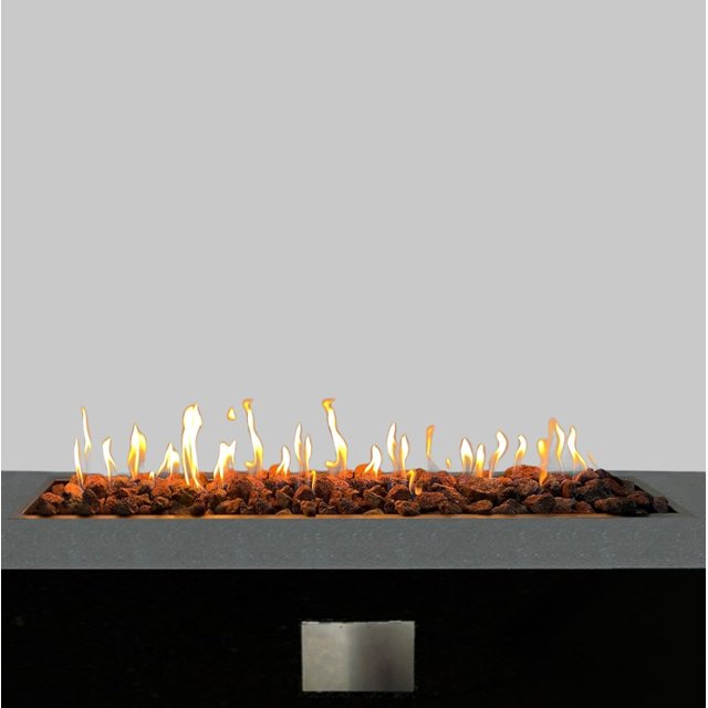 QUEIMADOR INOX EXTERNO A GÁS 150CM | Fire Design Brasil