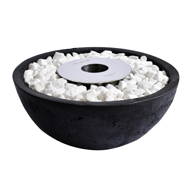FIRE PIT PRETO 80CM | Fire Design Brasil