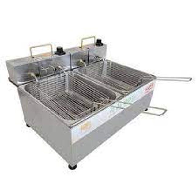 FRITADEIRA 2 CUBAS 10 LITROS 220V COD3040 ITAL INOX | Empório Gastronômico