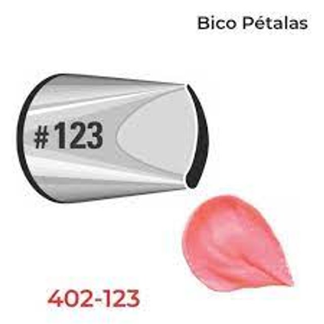 Decoração De Bolos / CB02-123 / Bico Cake Brasil 123 (Petala) (Petal ...
