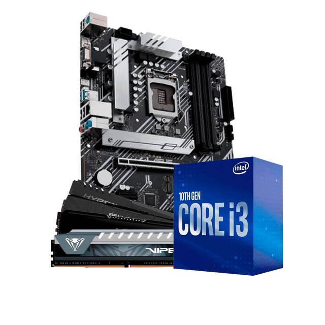 Kit Upgrade Intel Core i3 10100 Placa Mãe B560M DDR4 Memória RAM 8GB ...