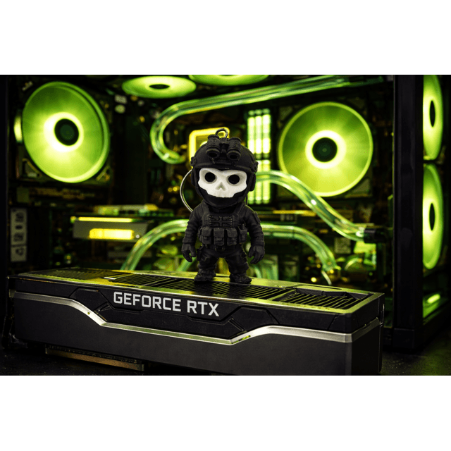 Boneco Ghost Call of Duty Miniatura | Decoração Gamer Setup | Alligator ...
