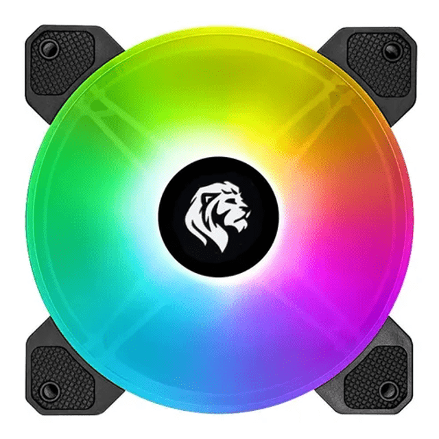 Kit 3 Cooler Fan Led Rgb 120mm 12cm Com Controlador Gabinete Pc Gamer ...