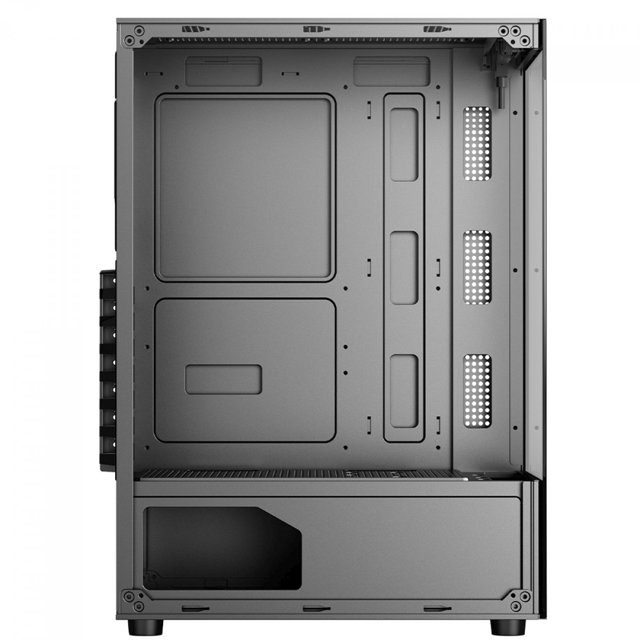 Gabinete Gamer Liketec Heydar Dark, Mid Tower, Cube Design, ATX, Vidro Temperado, Preto, Sem Fan ...
