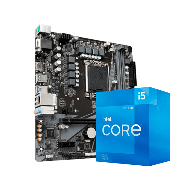 Kit Upgrade Intel Core i5 12400F Placa Mãe H610M DDR4 | Alligator Shop