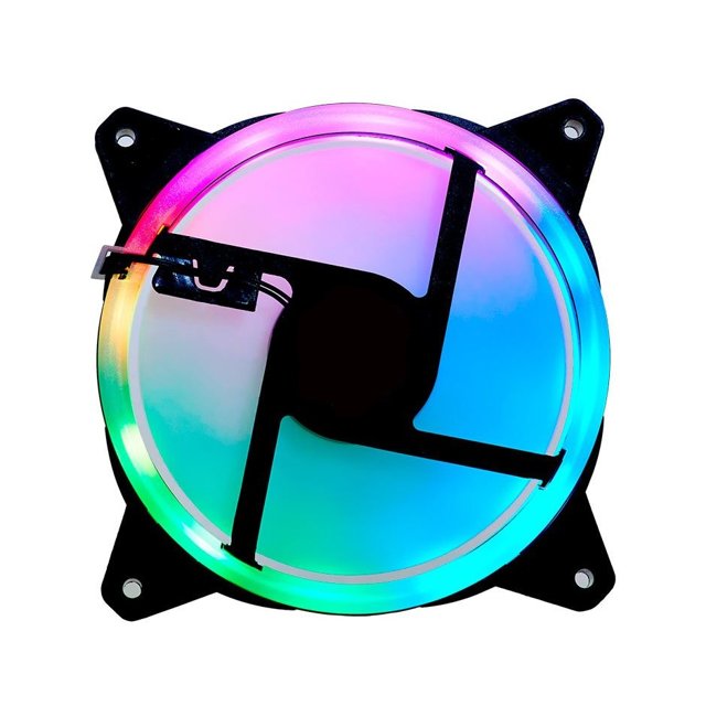 Kit 3 Fans Arvex, RGB, 120mm, Com Controladora, Preto | Alligator Shop
