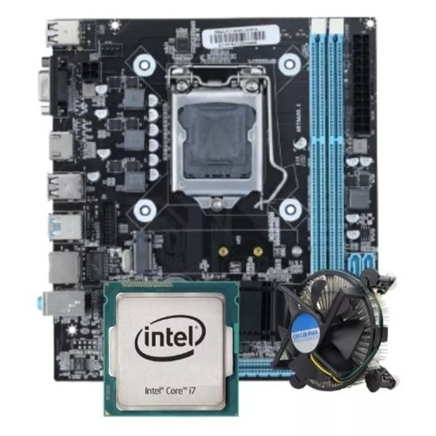 Kit Processador Intel Core i7 Placa Mãe H61 DDR3 LGA 1155 | Alligator Shop