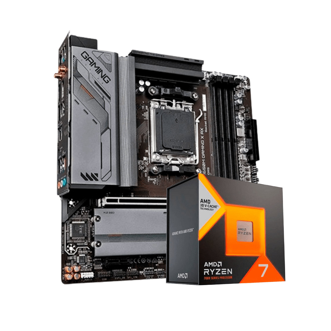 Kit Upgrade AMD Ryzen 7 7800X3D, Placa Mãe Gigabyte B650M Gaming X AX ...