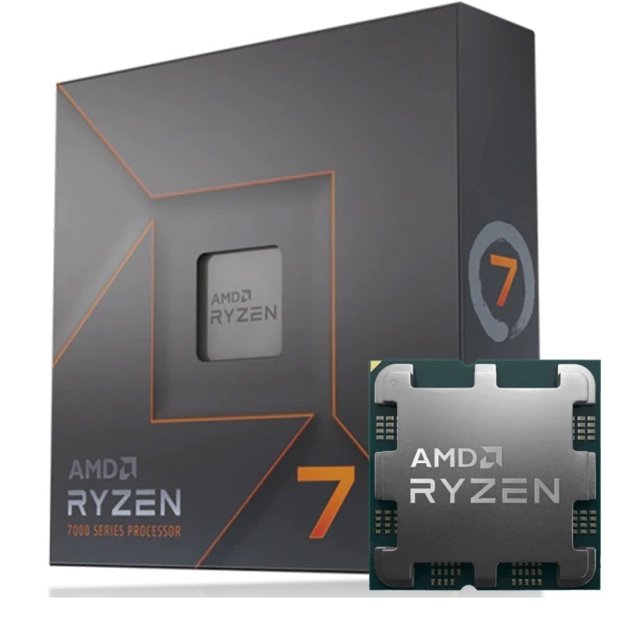 Processador AMD Ryzen 7 7700X 4.5GHz (5.4GHz Turbo) 8-Cores 16-Threads AM5 Sem Cooler 100 ...