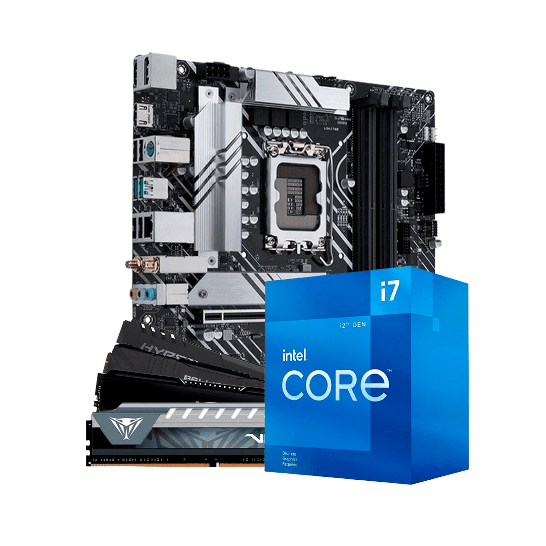 Kit Upgrade Intel Core i7 12700F Placa Mãe B660M DDR4 Memória RAM 16GB ...