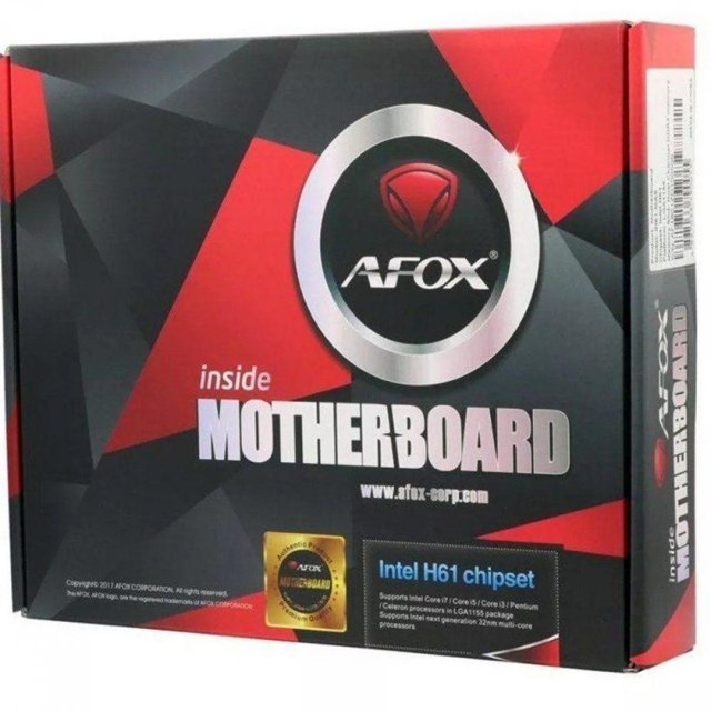 Placa Mãe Afox H61 Intel LGA 1155 mATX DDR3 Chipset H61 IH61-MA2 ...