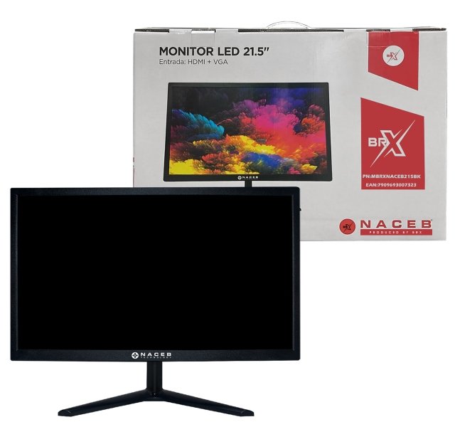 Monitor BRX 21.5'' Polegadas Full HD HDMI VGA Alta Definição ...