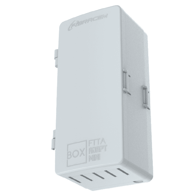 BOX FTTA ADAPT FUSION MINI 1X8 SC/APC - CZ | Eletrisound telecom