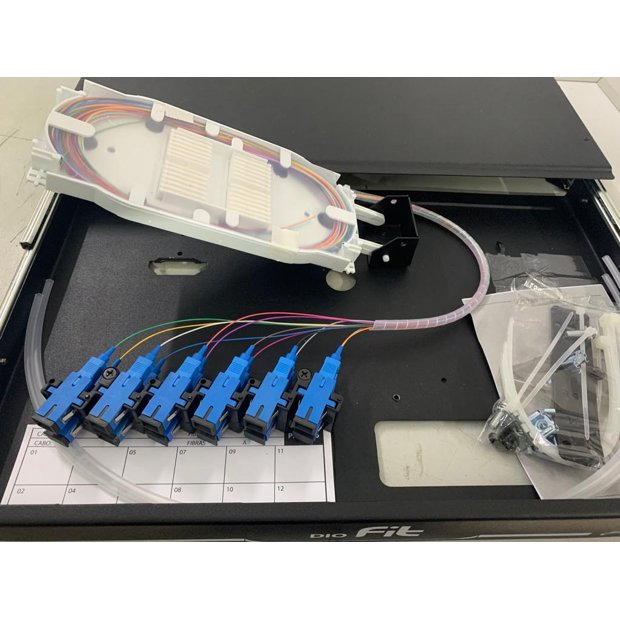 DISTRIBUIDOR INTERNO ÓPTICO DIO 12 FIBRAS FIT-SC-UPC-- | Eletrisound ...
