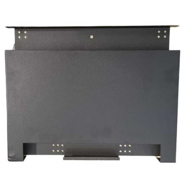 GAVETA SOBRA DE CORDAO 1U X 350 (PRETA) FIBERSUL | Eletrisound telecom GAVETA SOBRA DE CORDAO 1U X 350 (PRETA) FIBERSUL | Eletrisound telecom