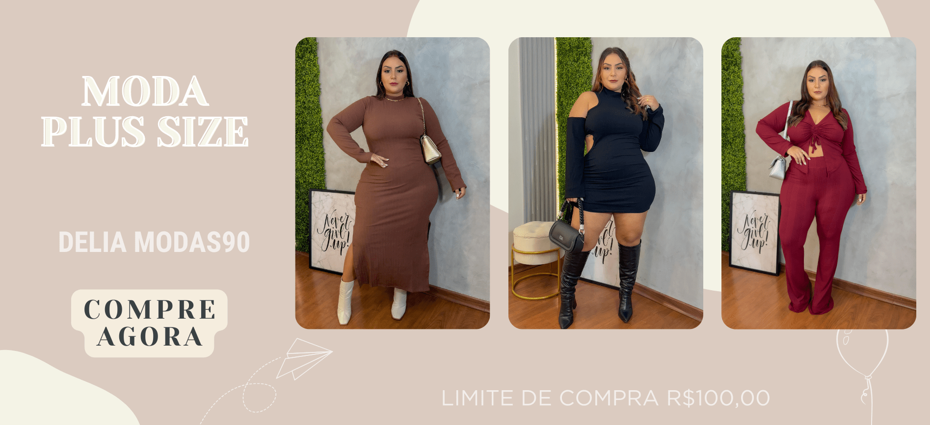 MODA PLUS SIZE | Delia Modas 90