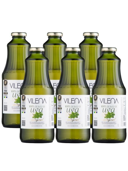 Suco de Uva Branco Integral 1L Vilena | Adega R2