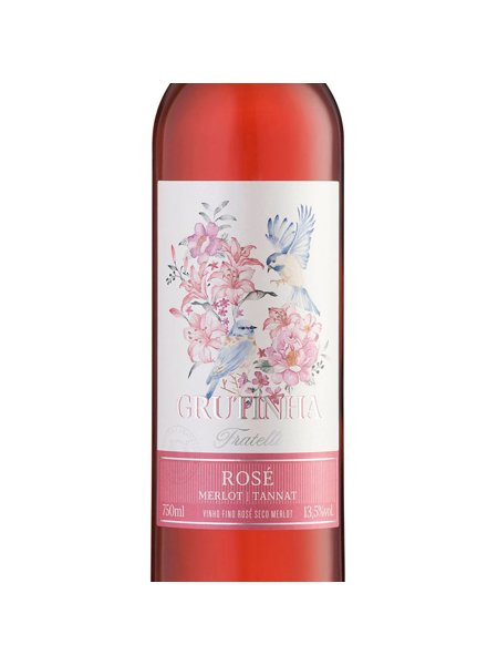 Vinho Rosé Tannat/Merlot Grutinha Fratelli | Adega R2