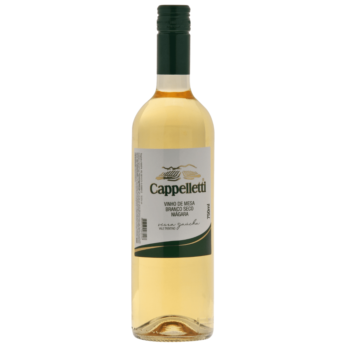 Vinho Niágara Seco 750ml Cappelletti | Adega R2