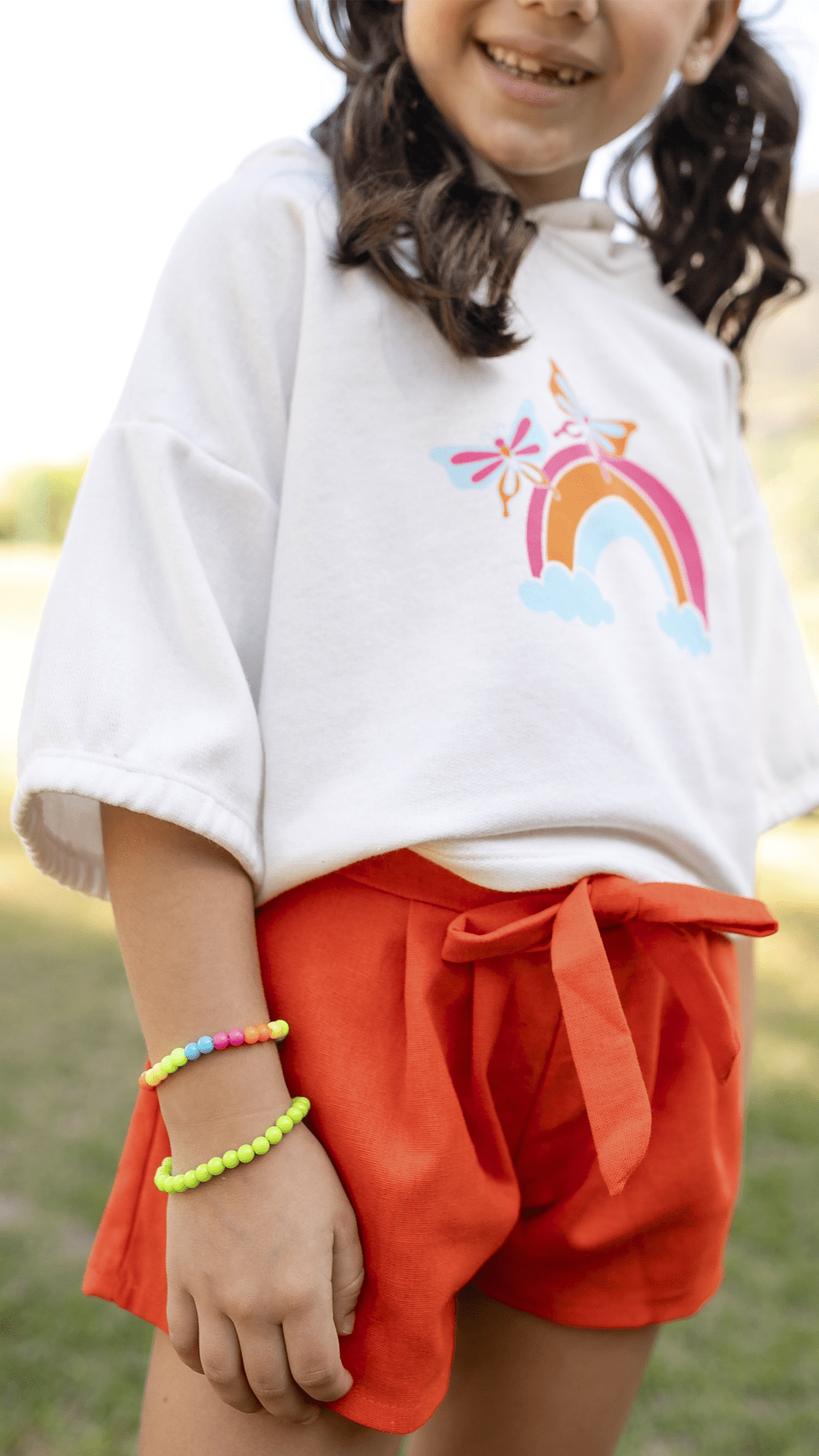 Short Infantil Menina Linho Básico | Das Meninas Infantil