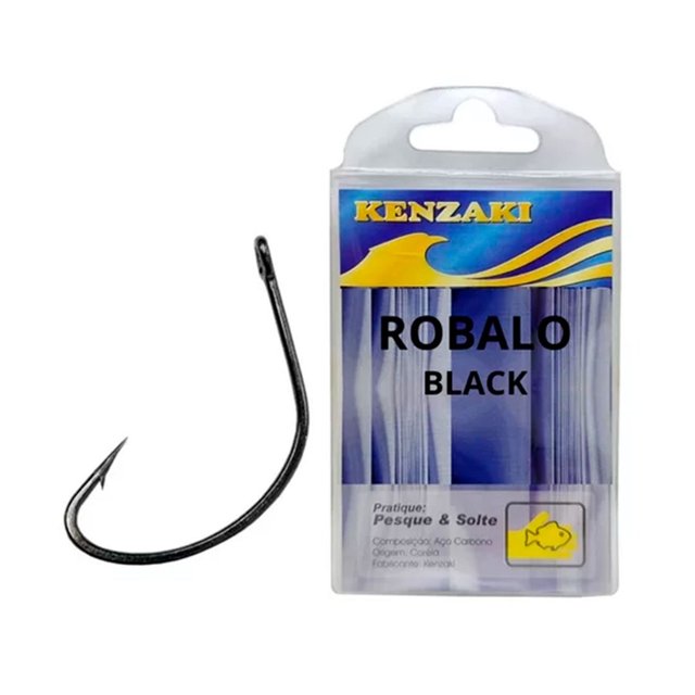 Anzol Kenzaki Robalo Black Tamanho 1/0 (5 unidades) | Hakken Adventure ...