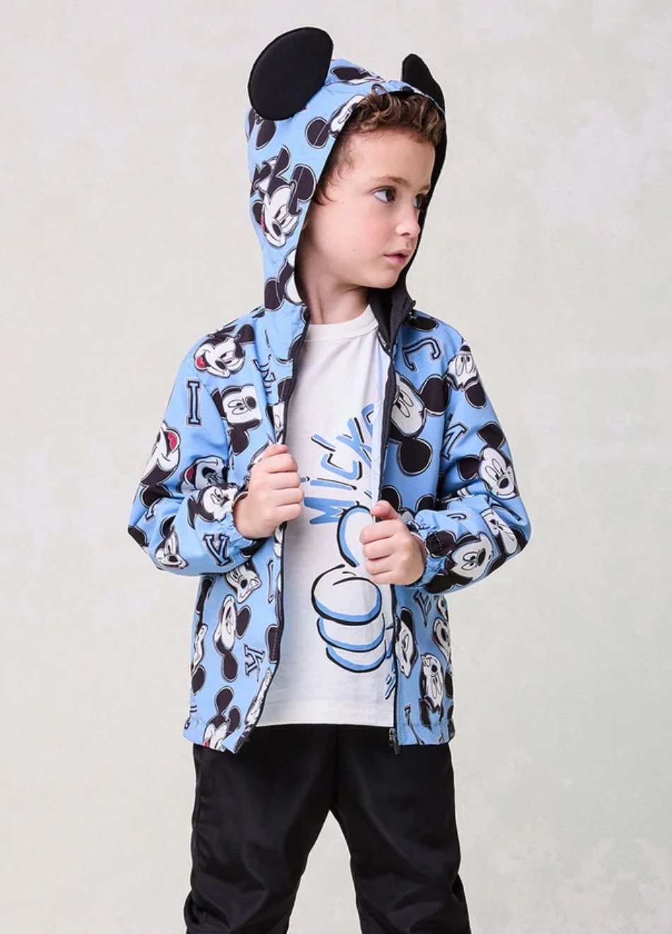 Jaqueta Youccie Tactel Mickey Mouse Azul | Boys Concept