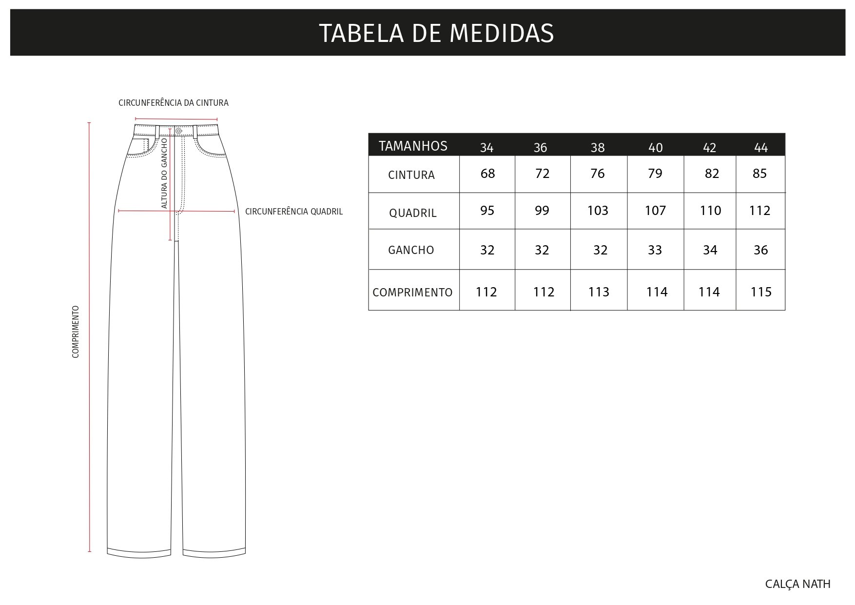 calça nath jeans wide leg fundo black | LIFT Denim