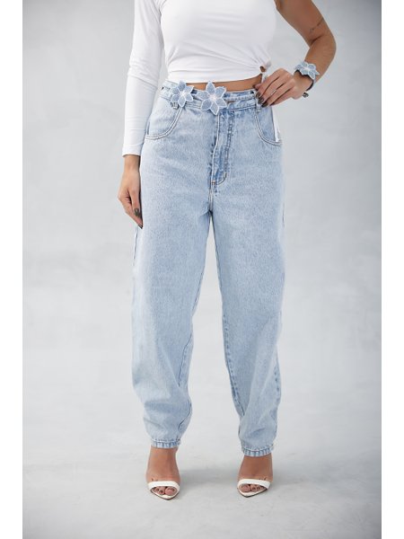 calça luna flower | TLF JEANS
