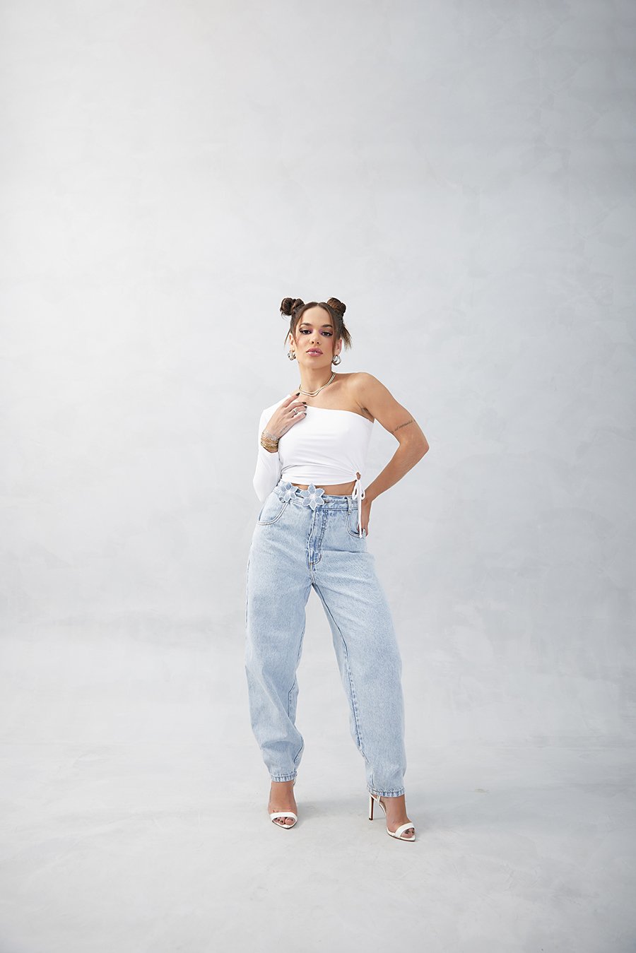 calça luna flower | TLF JEANS