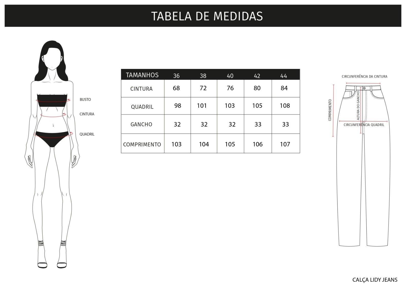 calça lidy | TLF JEANS