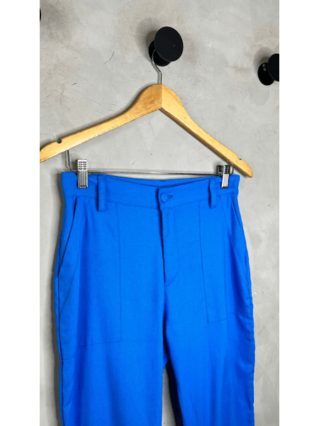 Calça Linho Azul Royal | Sonho de Consumo
