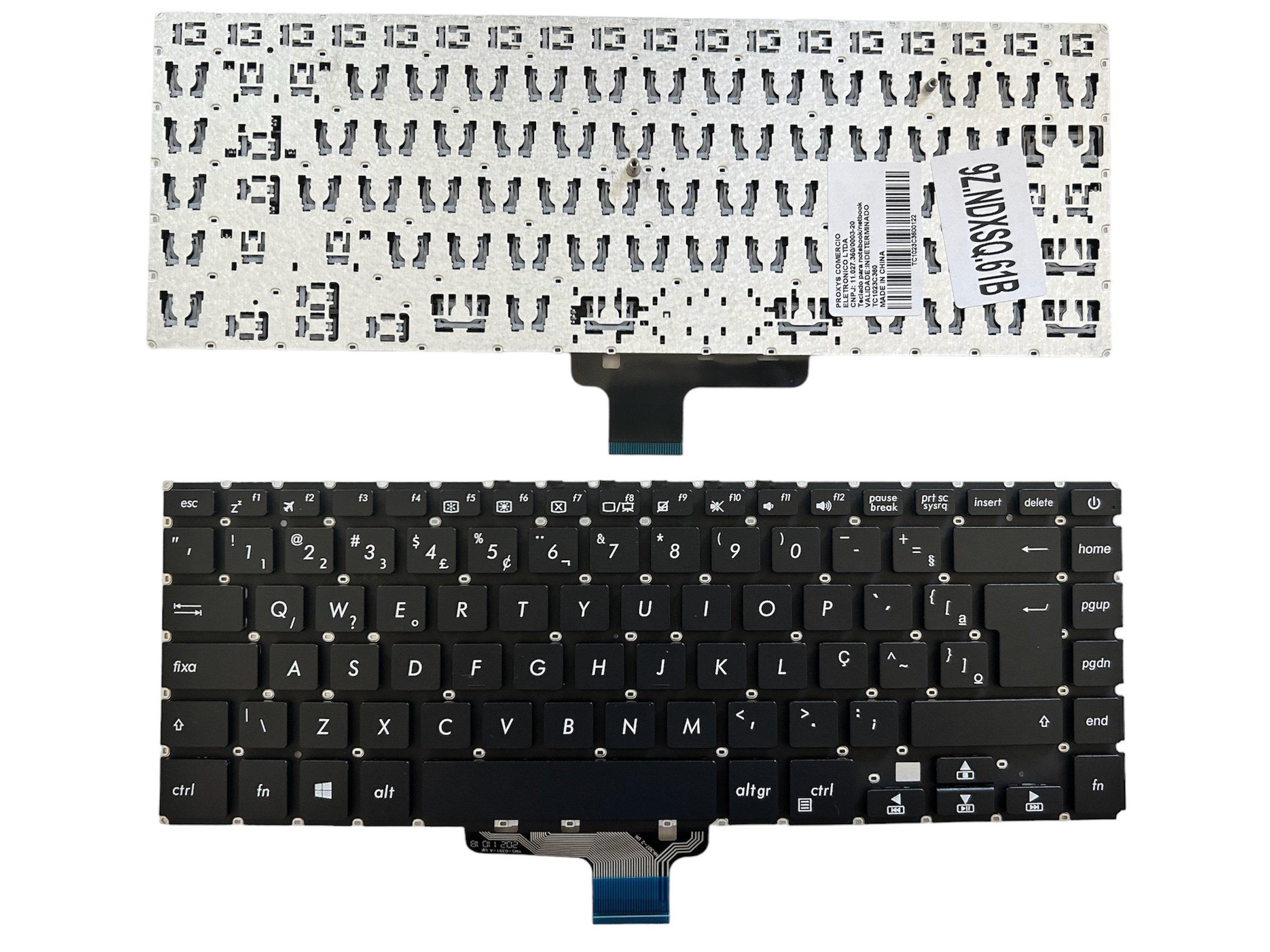 Teclado Asus X510 X510u X510ua X510un X510q X510qr F510ua BR | Bak ...