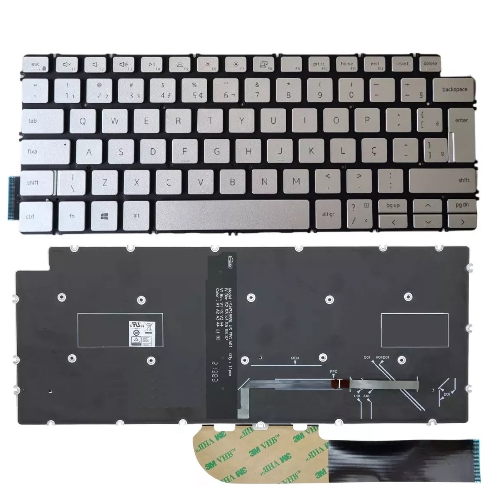 Teclado para Dell Inspiron 5390 Abnt2 | Bak Notebook Distribuidor de ...