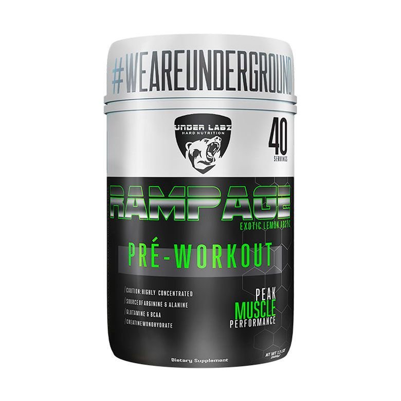Rampage Pre Workout - Under Labz (600g) | Mercadão Suplementos
