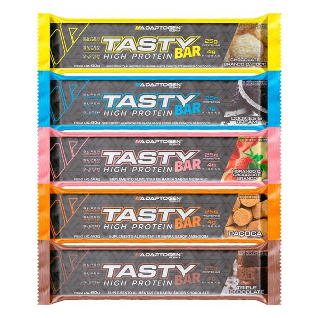 Barra de Proteina Tasty Bar - Adaptogen (1un / 90g) | Mercadão Suplementos