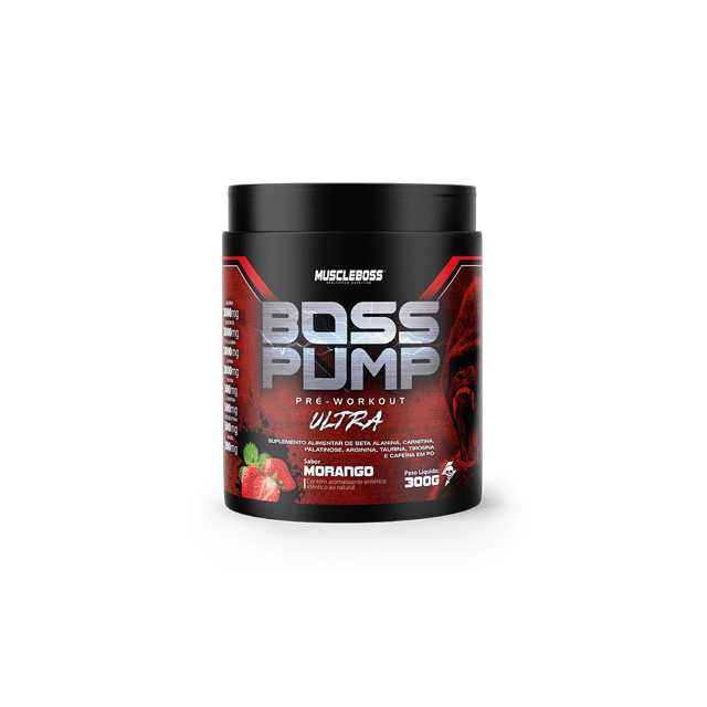 Boss Pump Pré Workout - Muscleboss (300g) | Mercadão Suplementos
