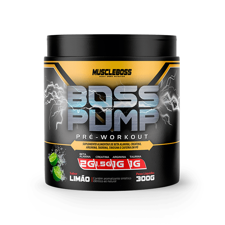 Boss Pump Pré Workout - Muscleboss (300g) | Mercadão Suplementos