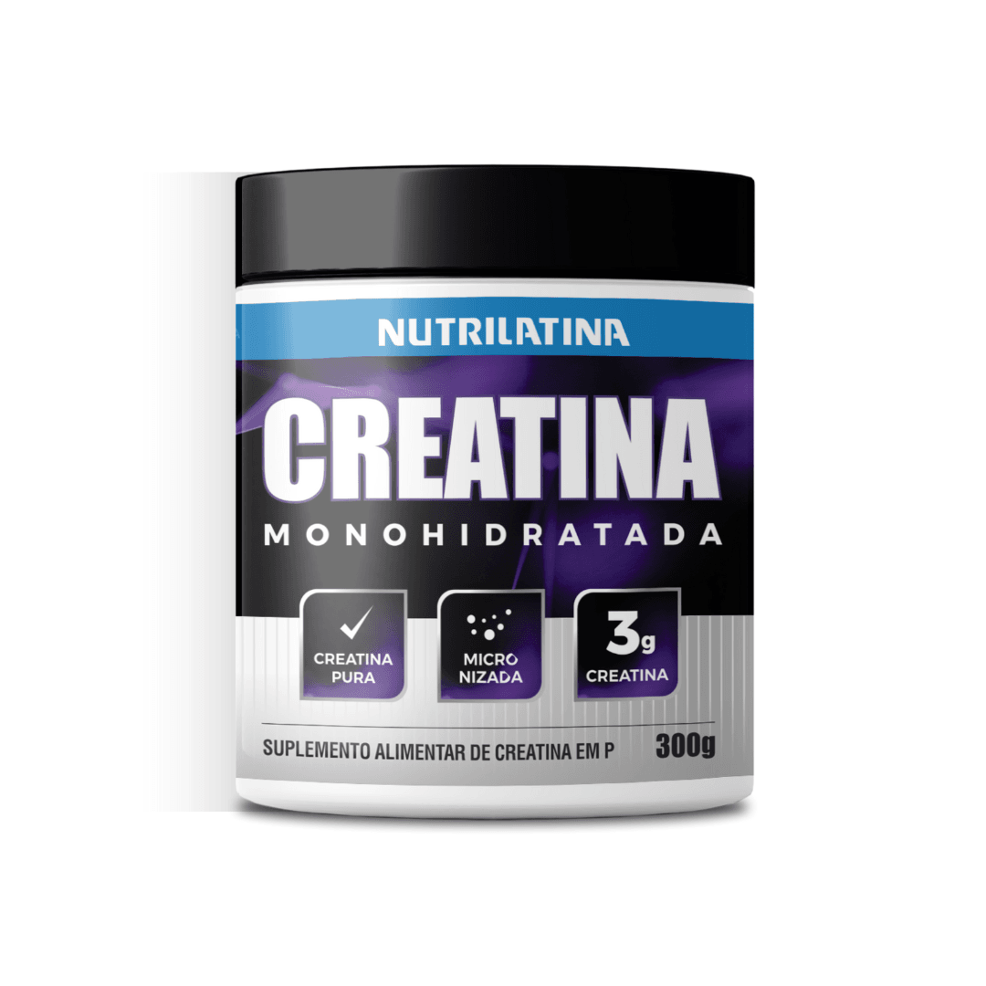Creatina Monohidratada - Nutrilatina (300g) | Mercadão Suplementos
