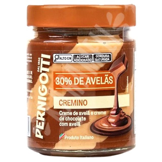 Cremino Clássico Pernigotti - Creme Avelã & Chocolate - Itália ...