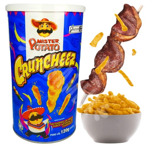 Salgadinho Cruncheez Mister Potato Churrasco - Importado Malásia ...