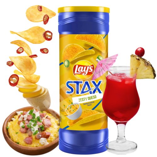 Salgadinho Lay's Stax Zesty Queso - Importado México | Karamell Store