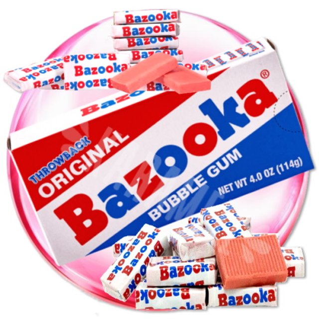 Bazooka Bubble Gum Original - Chiclete Importado EUA | Karamell Store