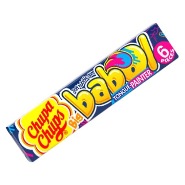 Chicletes Chupa Chups Big Babol Tongue Painter - Importado Inglaterra ...