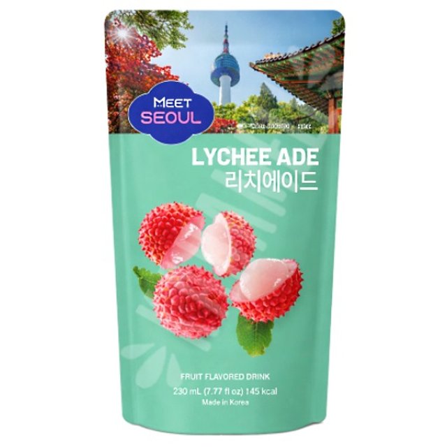 Bebida Meet Seoul Suco Lychee Ade 230ml - Importado Coreia | Karamell Store