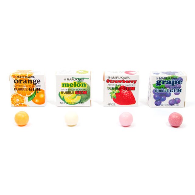 Chicletes Japoneses - Frutas - Mini Kit 8 Caixinhas | Karamell Store