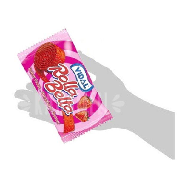 Jelly Rolla Belta Strawberry Fita Goma - Vidal - Importado Espanha ...
